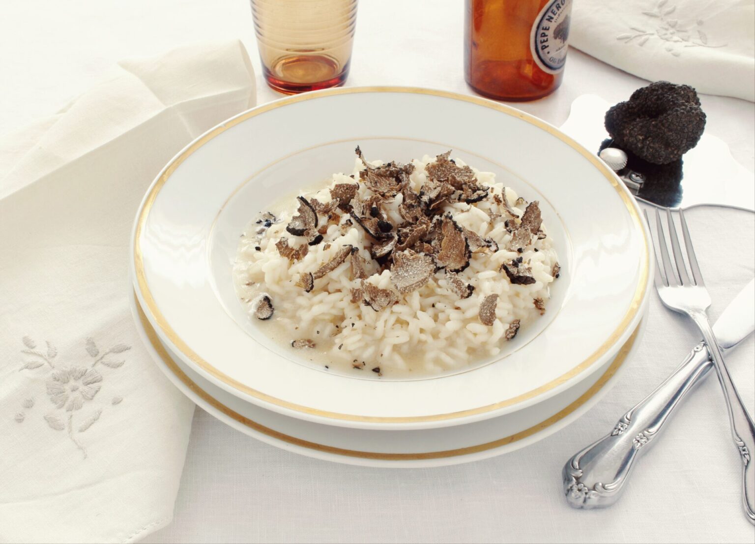 Risotto al Tartufo Nero (Risotto with Black Truffle) - Passion and cooking